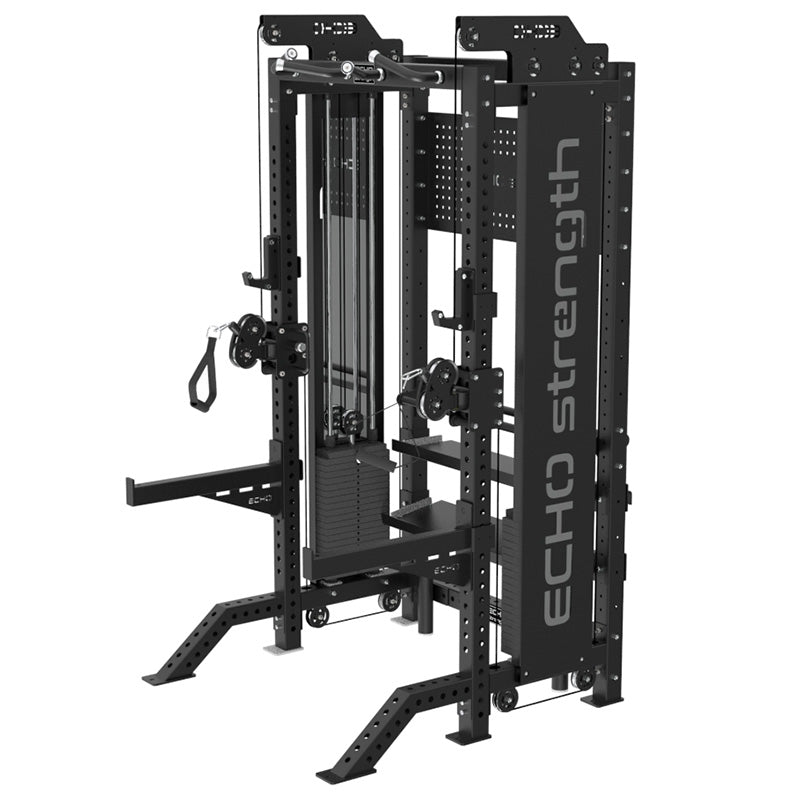 Echo Strength - Half Rack Functional Trainer Combo with Storage PICK U ...