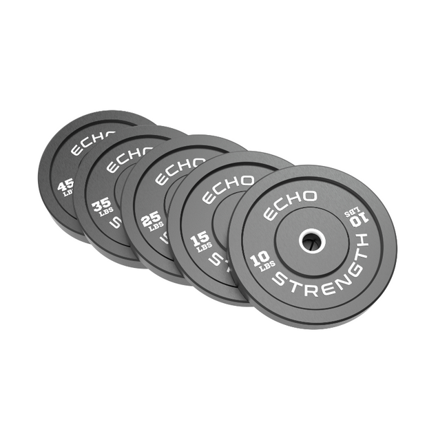Black Bumper Plate Sets – Echo Strength Depot